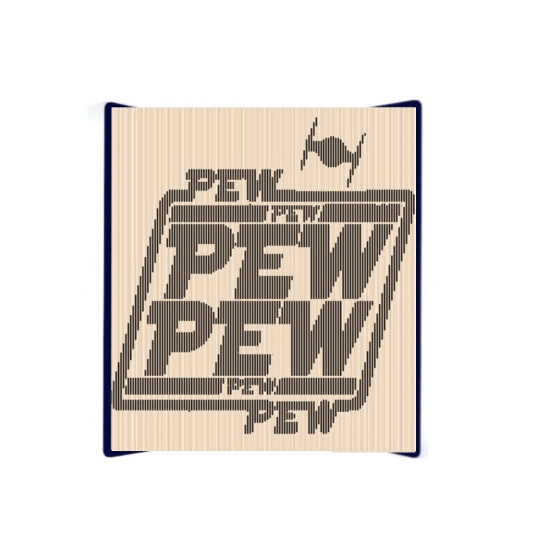 Pew Pew Cut and Fold Book Pattern - Etsy