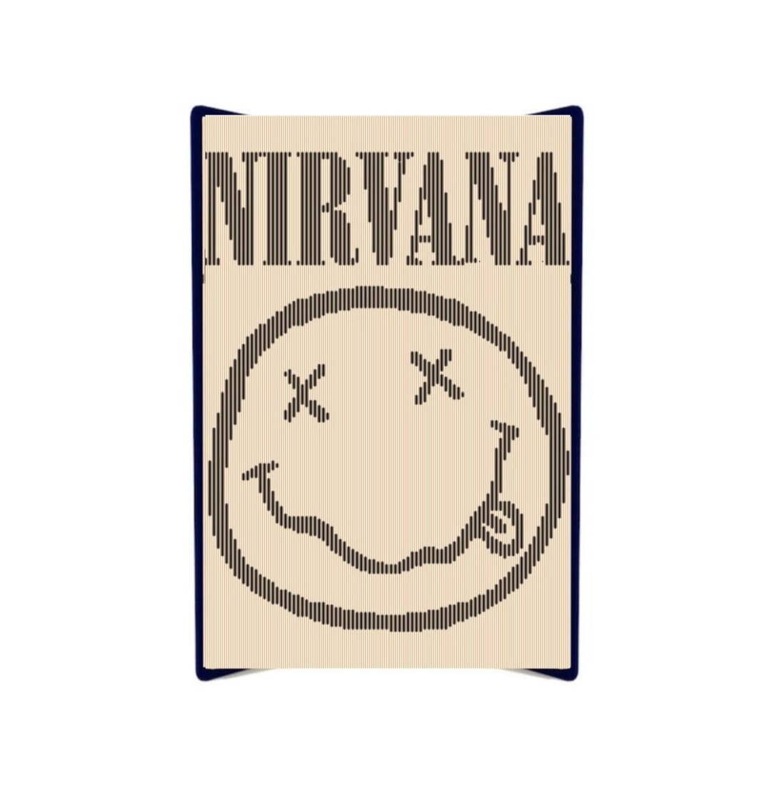 Nirvana Cut and Fold Book Pattern - Etsy