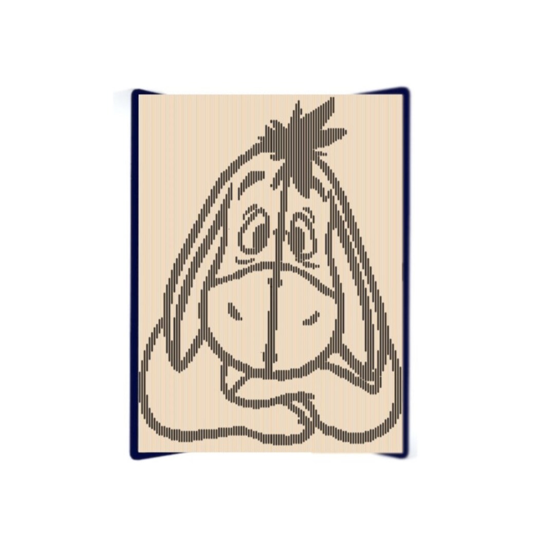 Eeyore Cut and Fold Book Pattern - Etsy