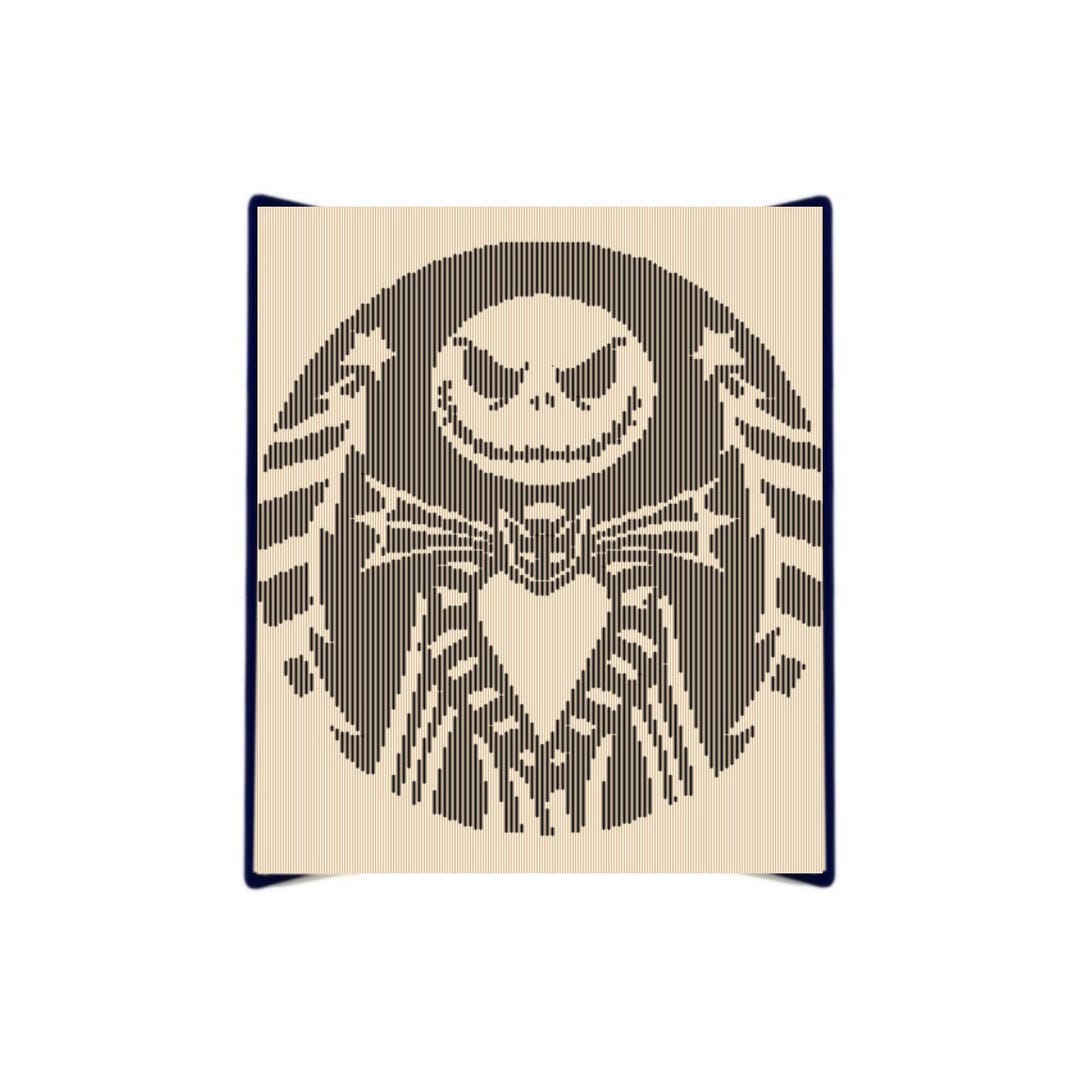 Jack Skellington Cut and Fold Book Pattern - Etsy