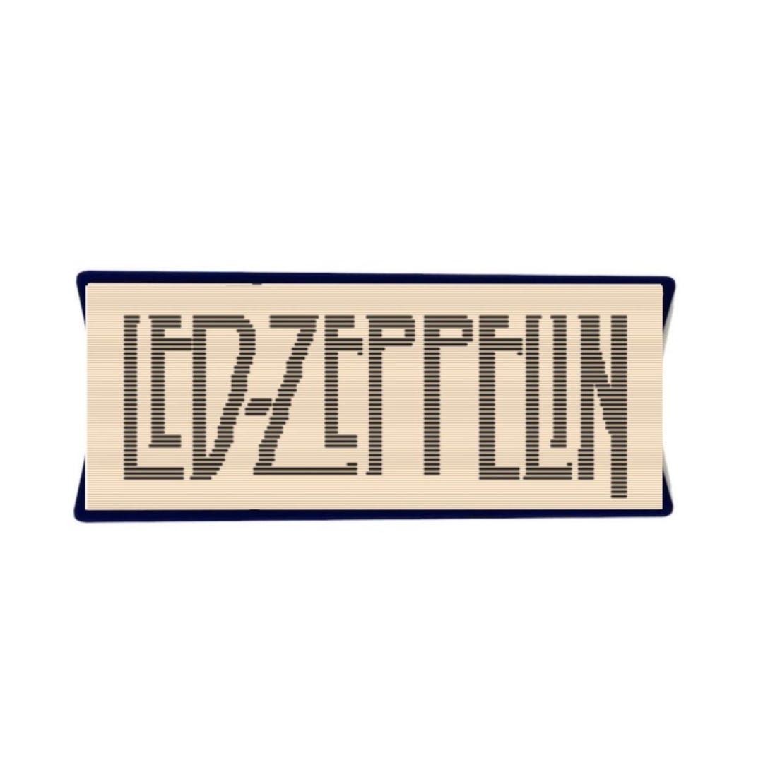 Led Zeppelin Cut and Fold Book Pattern - Etsy