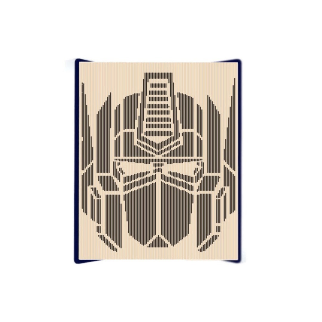 Optimus Prime Cut and Fold Book Pattern - Etsy
