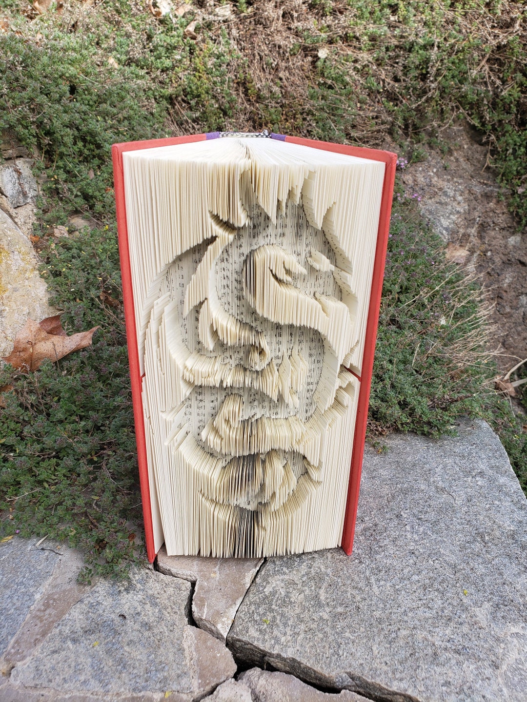 Tribal Dragon Book Folding Pattern - Etsy