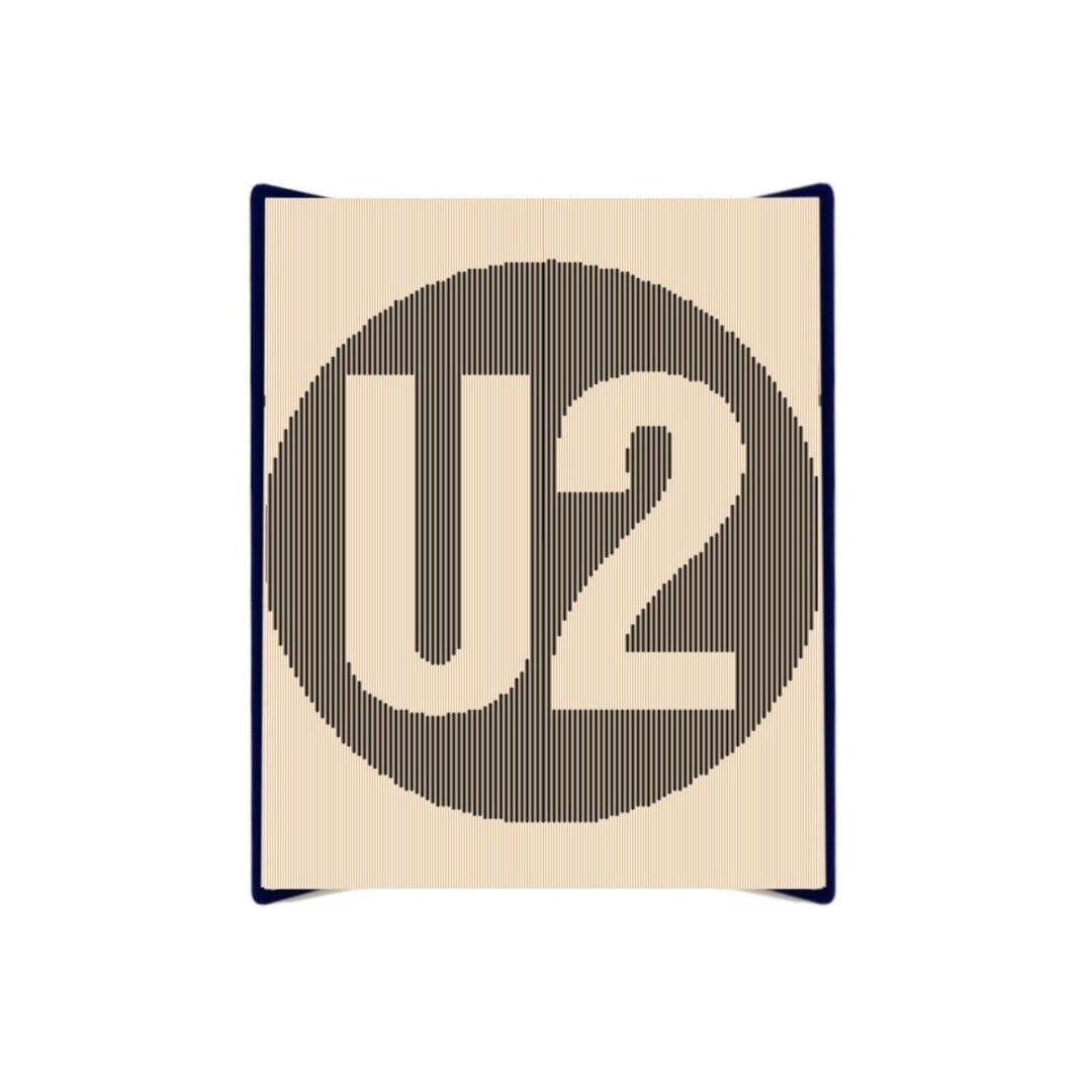 U2 Cut and Fold Book Pattern - Etsy