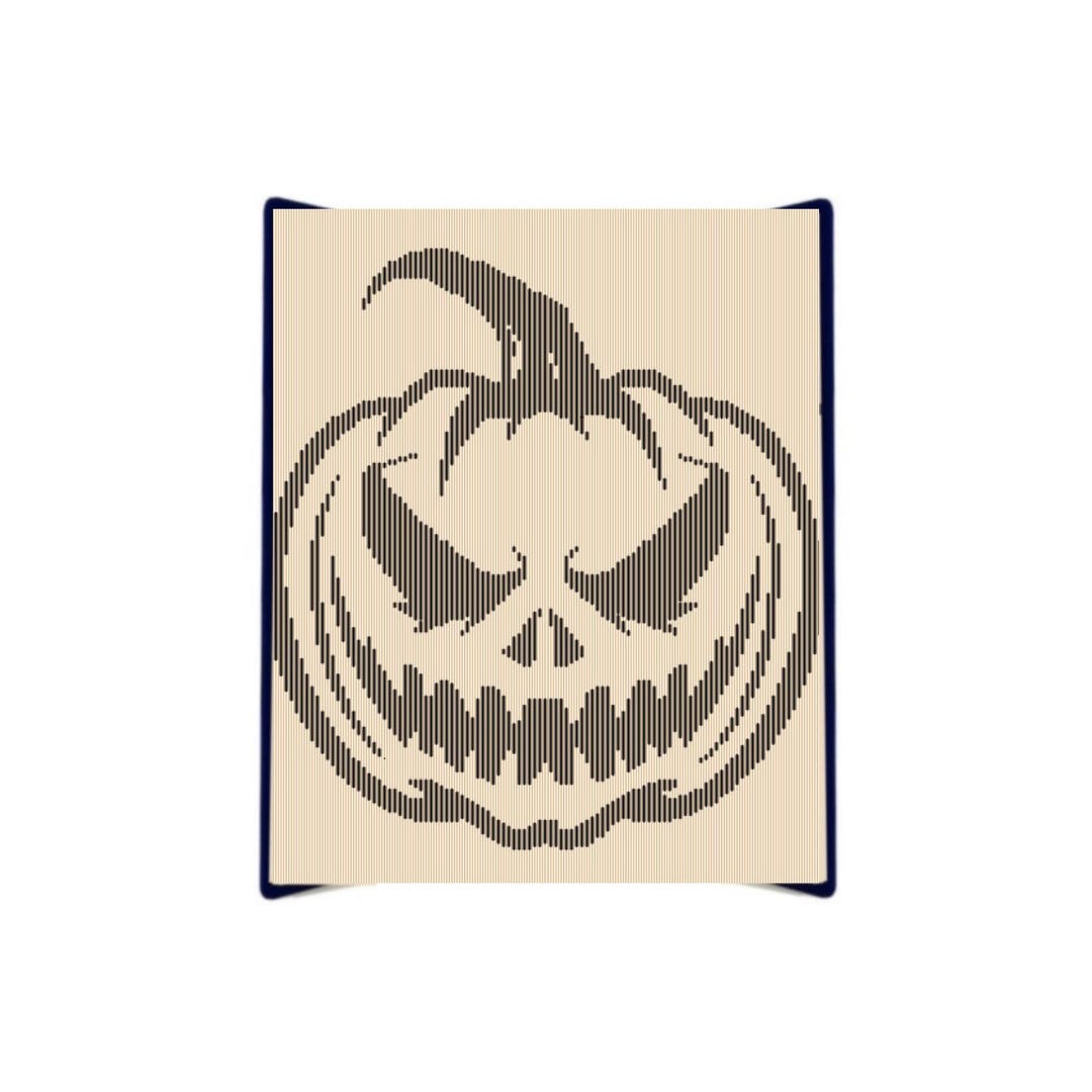 Jack O Lantern Cut and Fold Book Pattern - Etsy