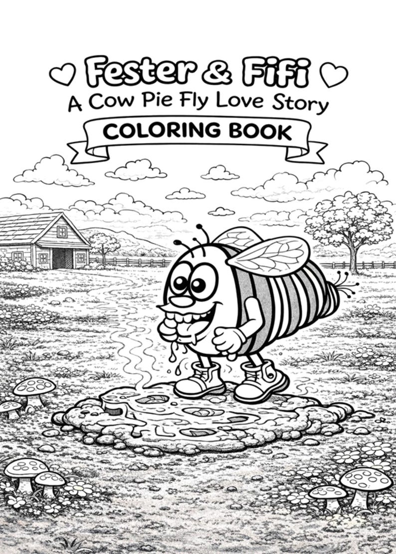 Fester & Fifi A Cow Pie Fly Love Story - Etsy