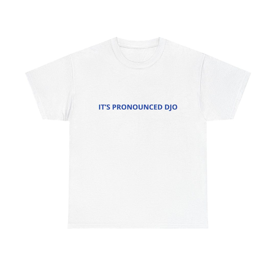 Djo 'it's Pronounced Djo' T-shirt - Coachella Inspired Joe Keery Merch ...