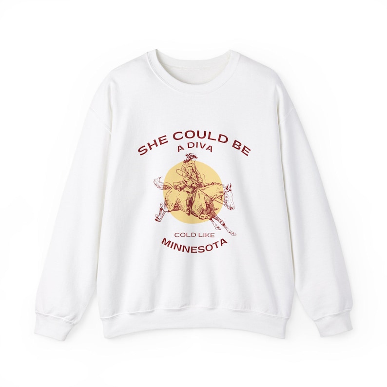 Role Model Sally Sweatshirt: "cold Like Minnesota" Crewneck - Etsy