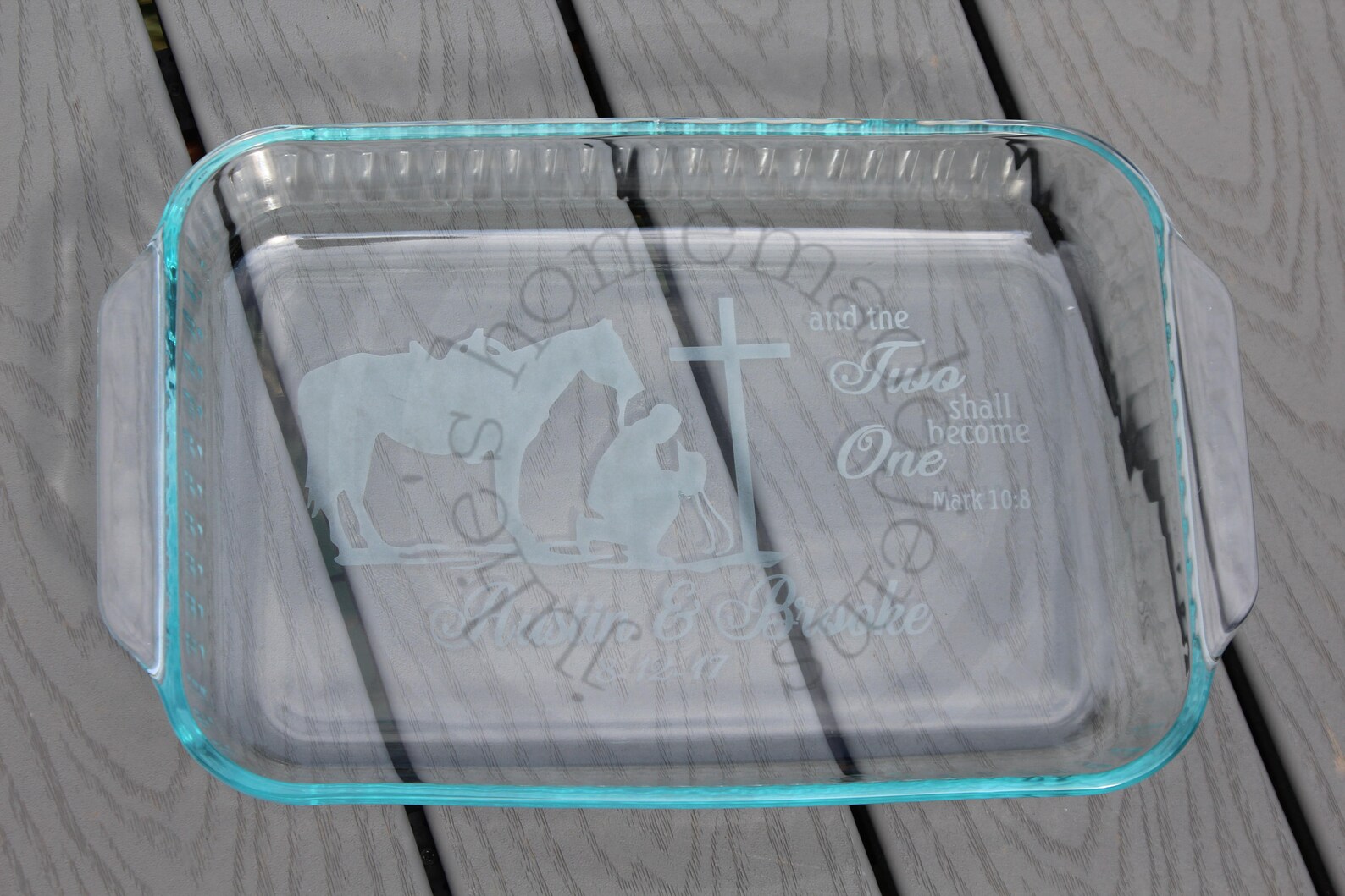 Two Shall Become One Baking Pan Religious Cake Pan Bible | Etsy