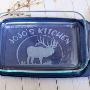 Personalized Elk Baking Pan Custom Bakeware Personalized - Etsy
