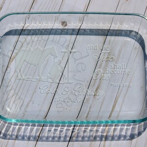 Two Shall Become One Baking Pan, Religious Cake Pan, Bible Verse Plates ...