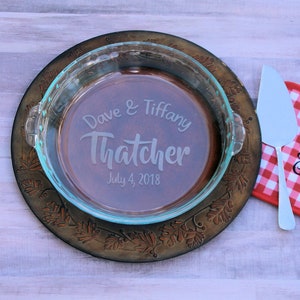 Custom Pie Plate, Personalized Pie Plate, Designed Just for You Pie ...