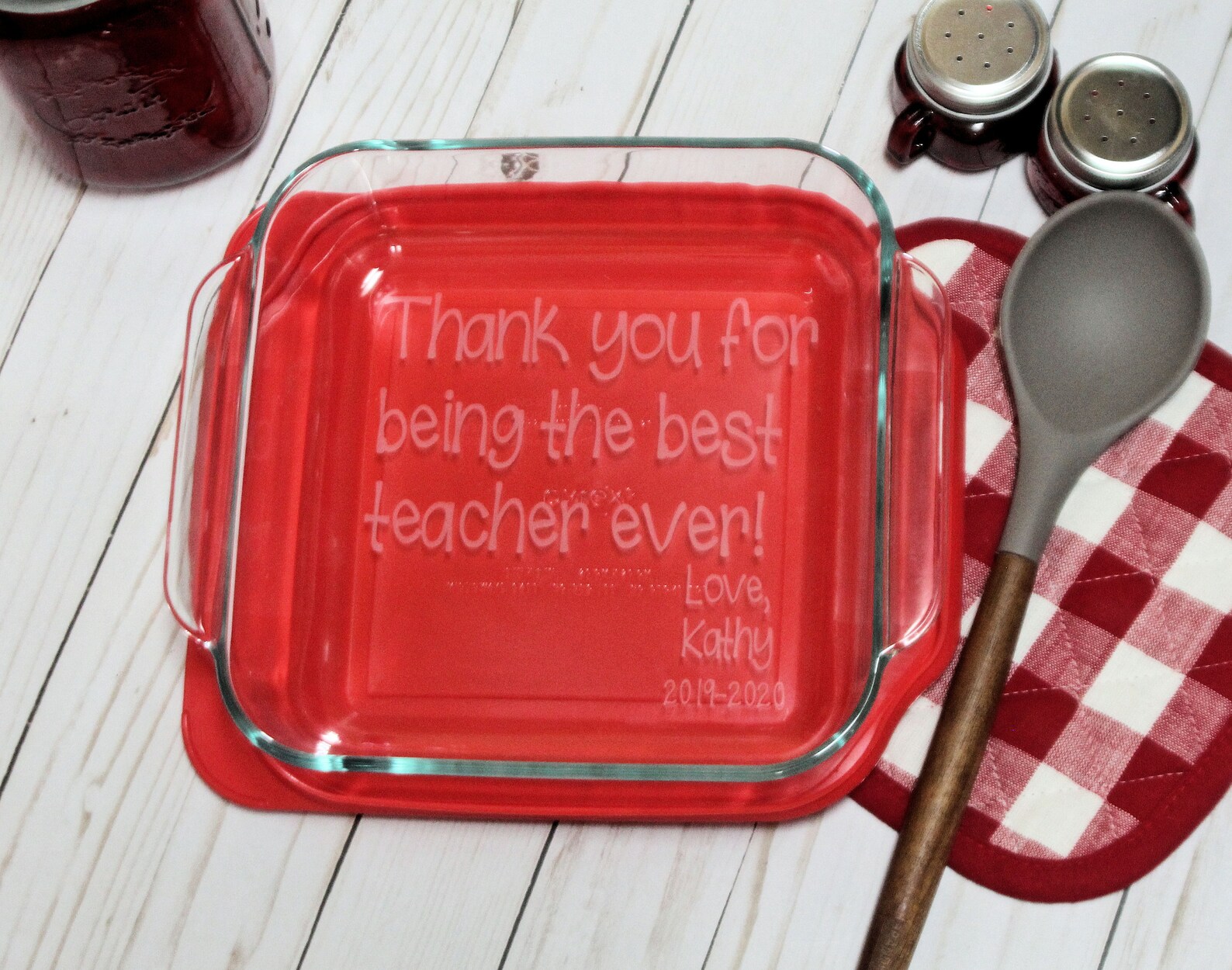 Personalized Casserole Dish Thank You Gift Custom Engraved - Etsy
