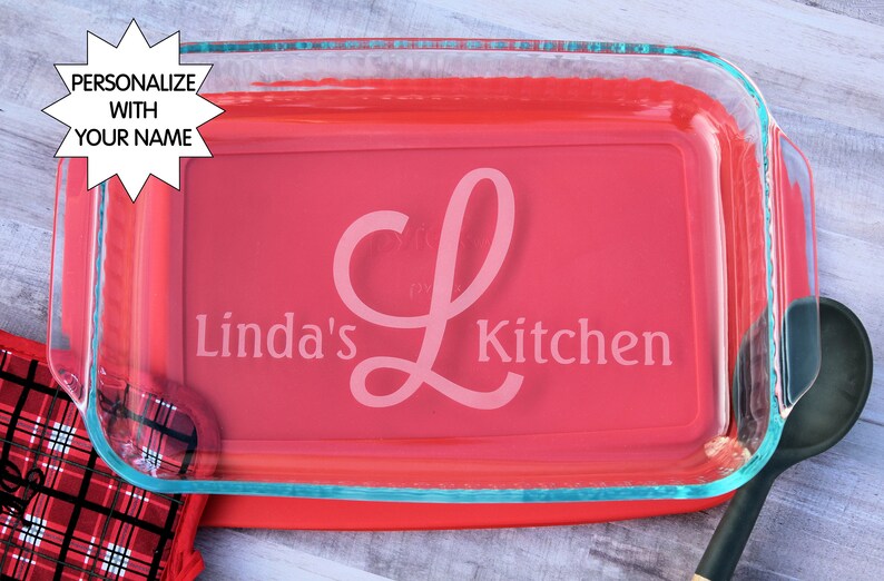 Personalized Casserole Dish Monogrammed Gift Cake Pan - Etsy