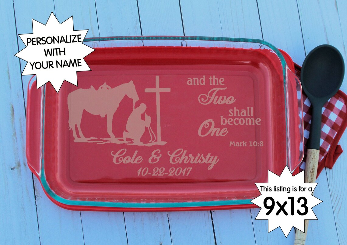 Two Shall Become One Baking Pan Religious Cake Pan Bible | Etsy