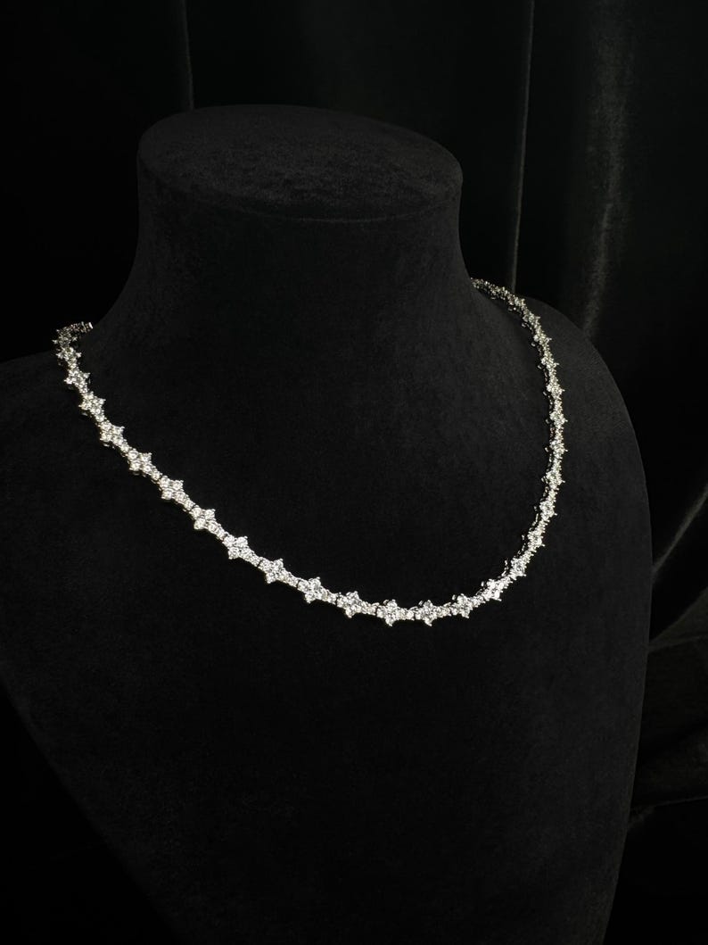Luxury Diamond Necklace - Premium Lab Created - Shiny Crystal Jewelry ...
