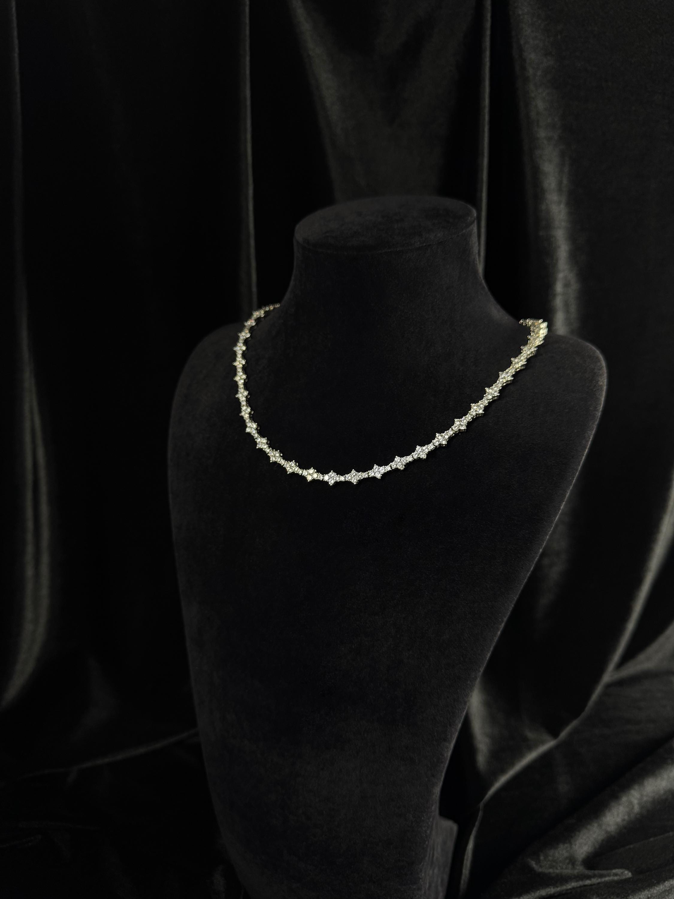 Luxury Diamond Necklace - Premium Lab Created - Shiny Crystal Jewelry ...