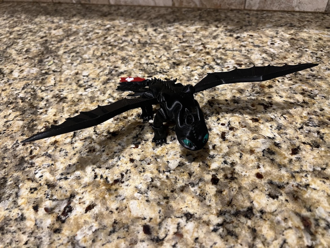 HTTYD 3D Printed Articulated Toothless & Lightfury - Etsy