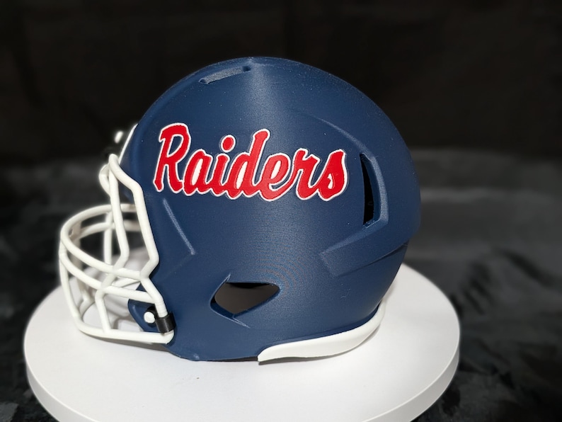 Custom Mini Football Helmet | Personalized Team Decor High School - Etsy