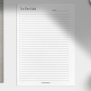 Task Tracker & to Do List Printable | Simple Tasks List Template ...