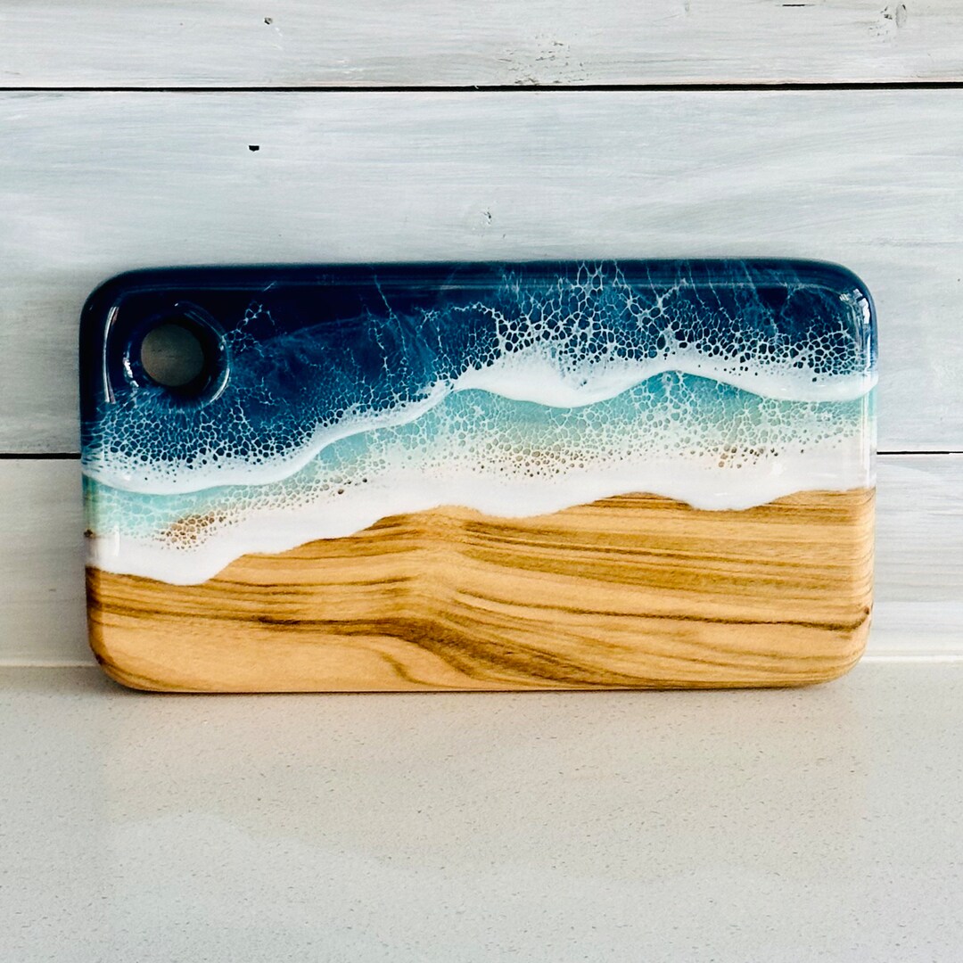 Small Rectangle Ocean Wave Board Rectangle Charcuterie Board - Etsy