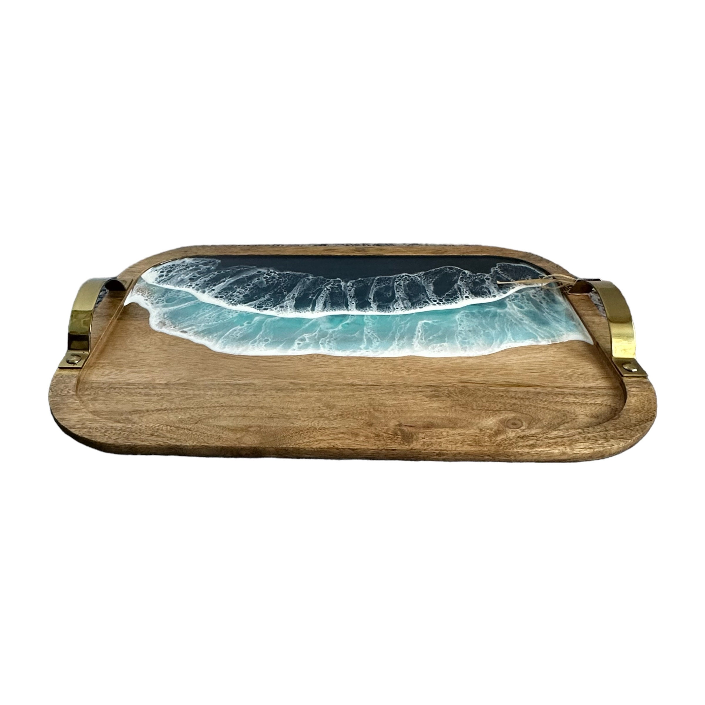 Ocean Wave Tray Ocean Art Tray Ocean Serving Tray Resin Ocean Tray - Etsy