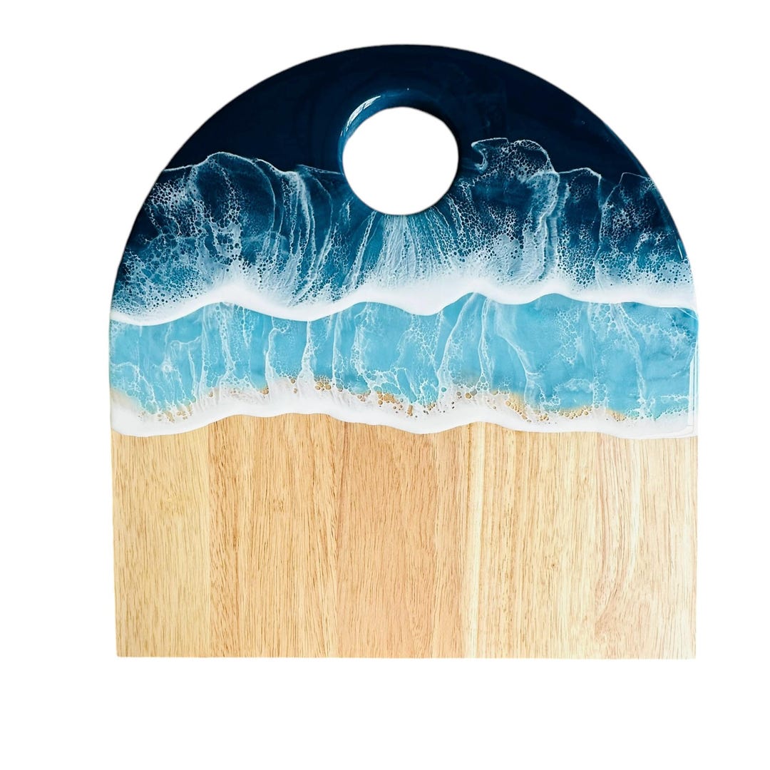 Modern Ocean Wave Board - Etsy