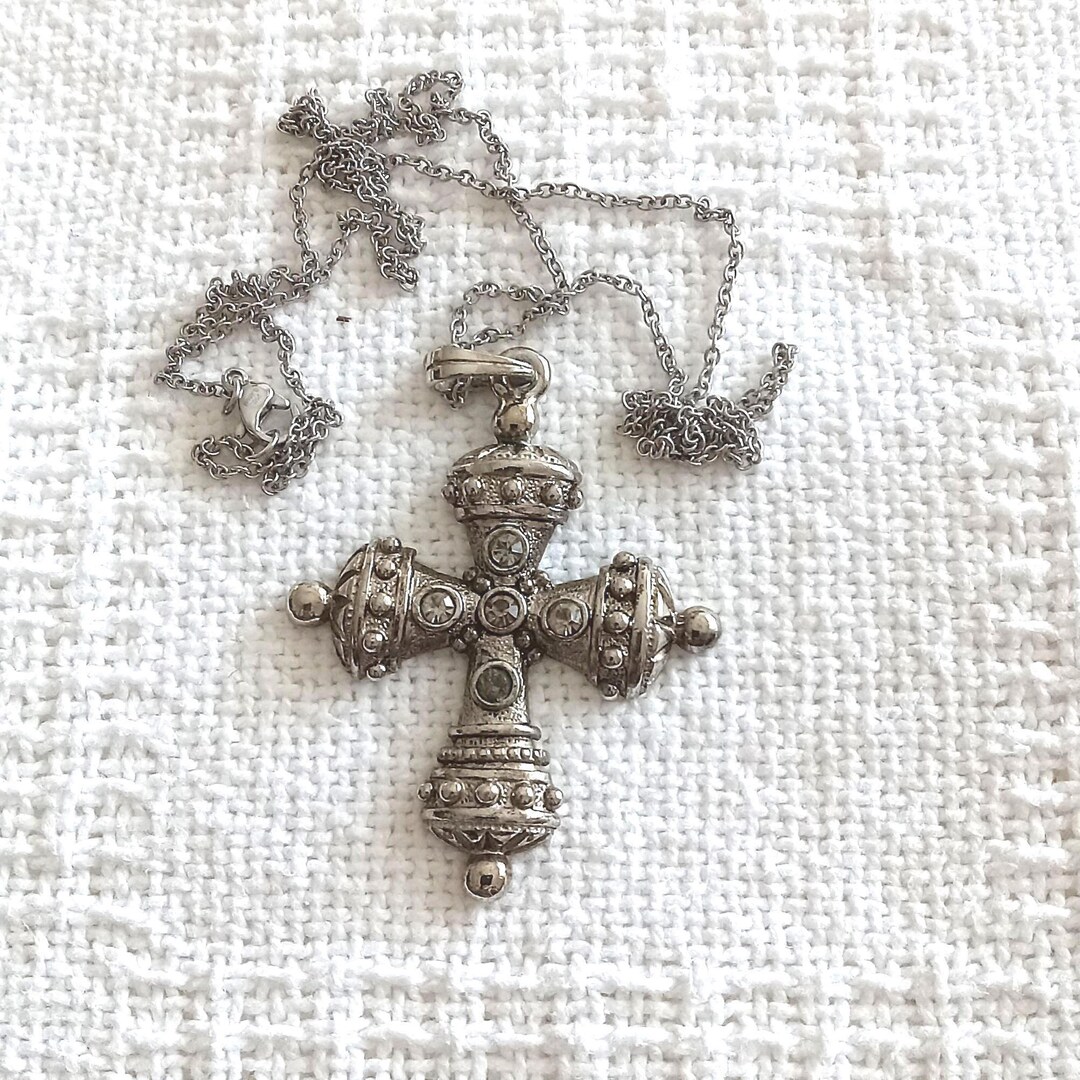 Premier Designs Tudor Style Cross Pendant - Etsy