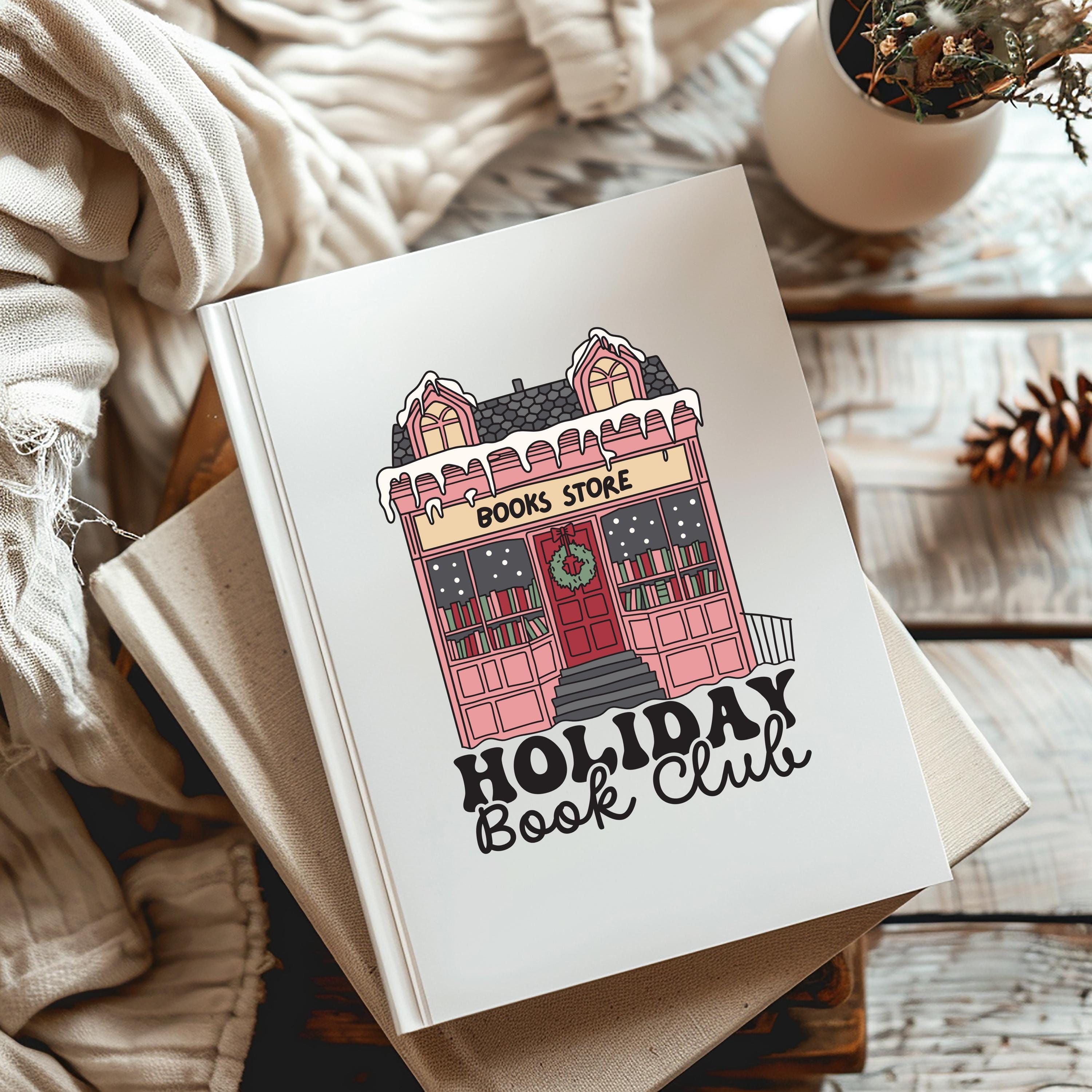 Cozy Holiday Book Club Journal | Perfect Gift for Book Lovers | Gift ...