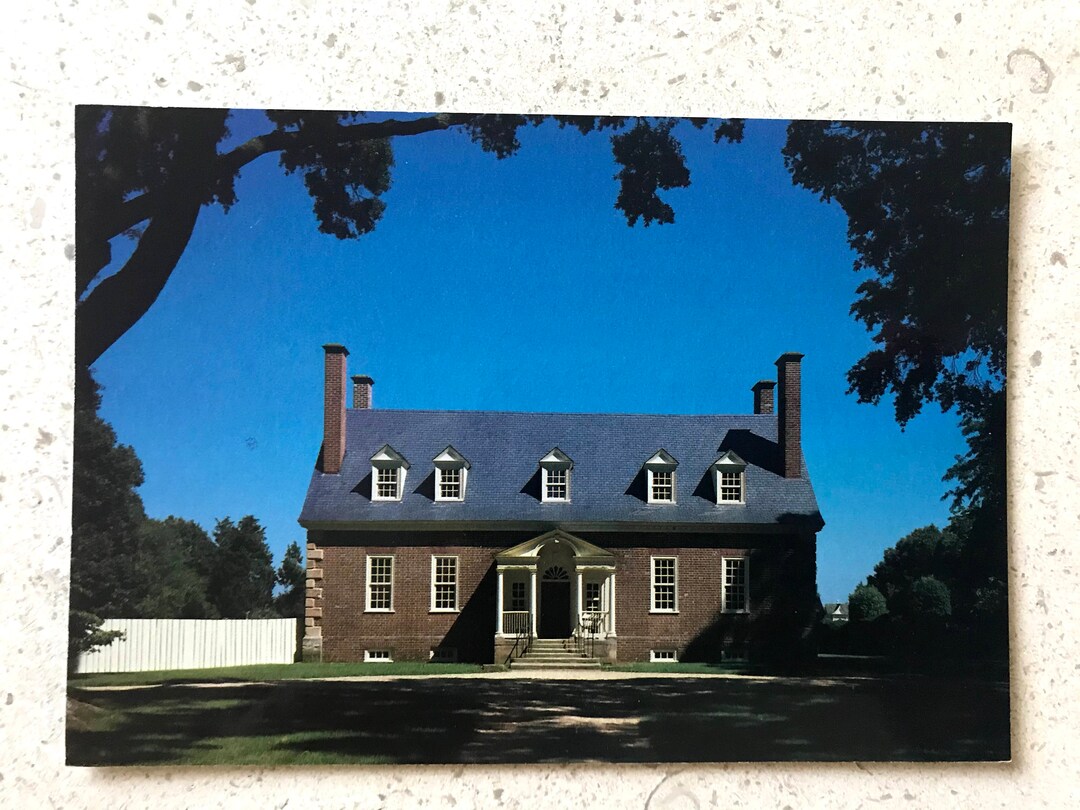 Vintage Postkarte Gunston Hall, Lorton, Virginia Foto von Dennis ...