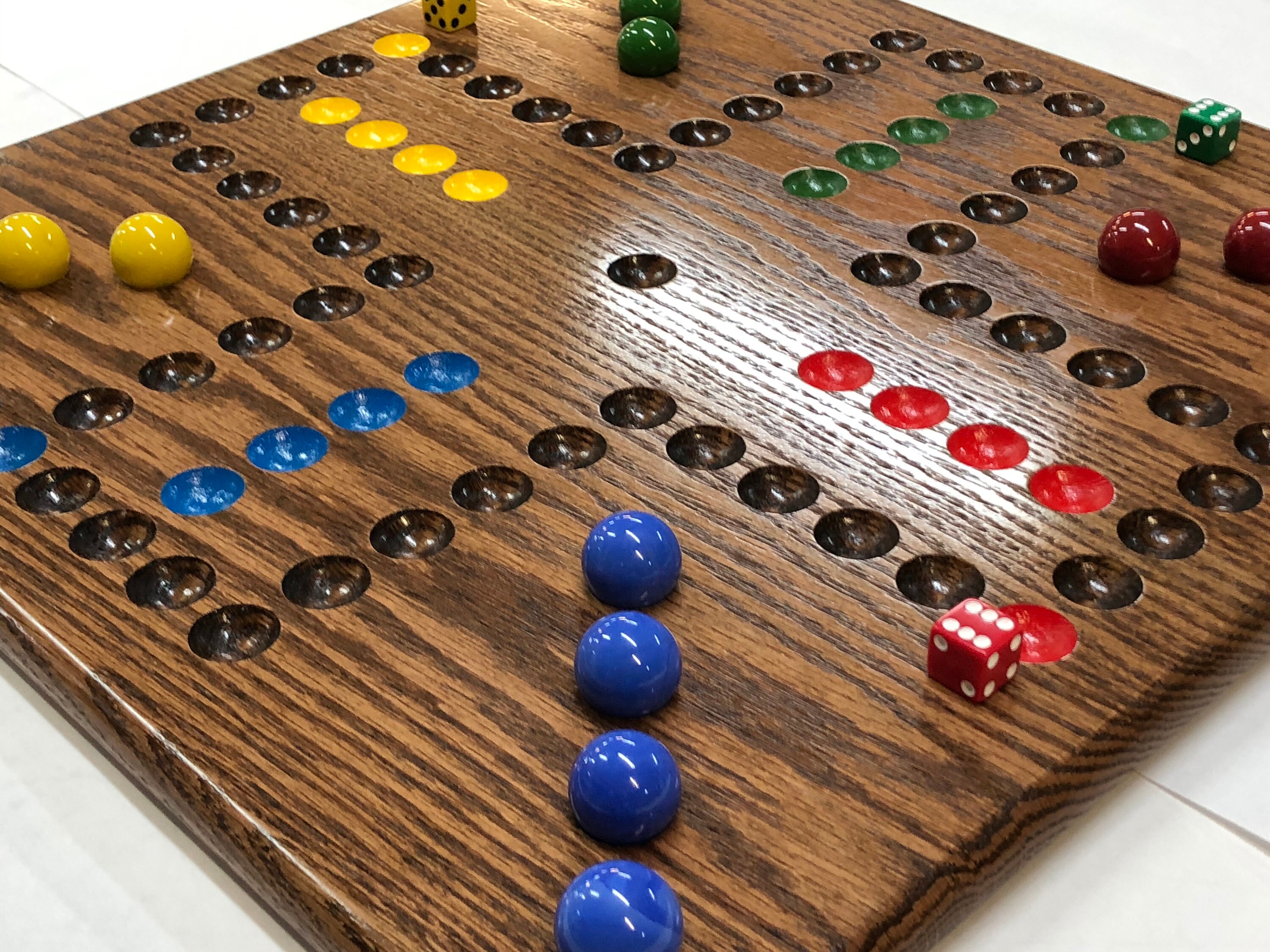 Stained 18" X 18" Deluxe Wahoo Game Board - Etsy