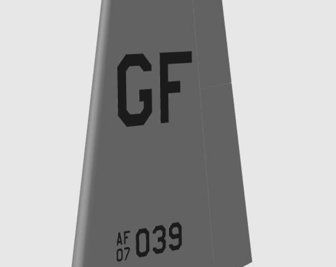 Global Hawk Tail Flash STL File (DIGITAL FILE) - Etsy