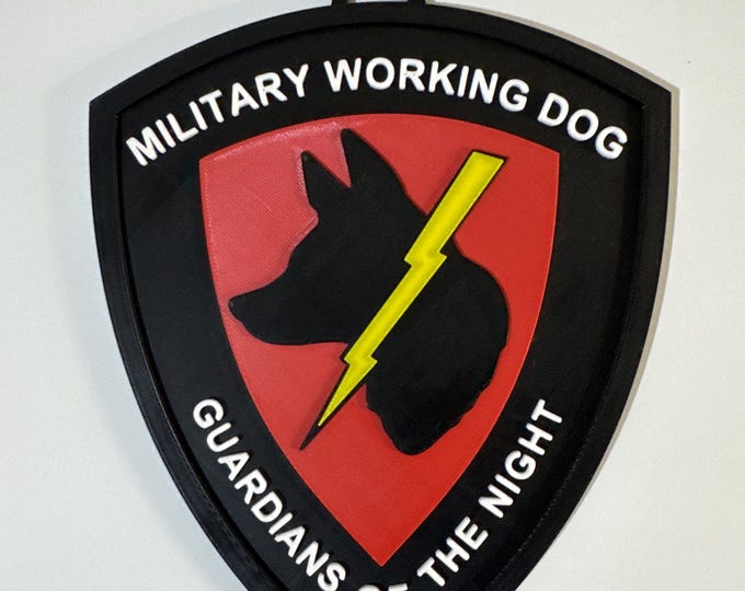 Military Working Dog Patch - Etsy