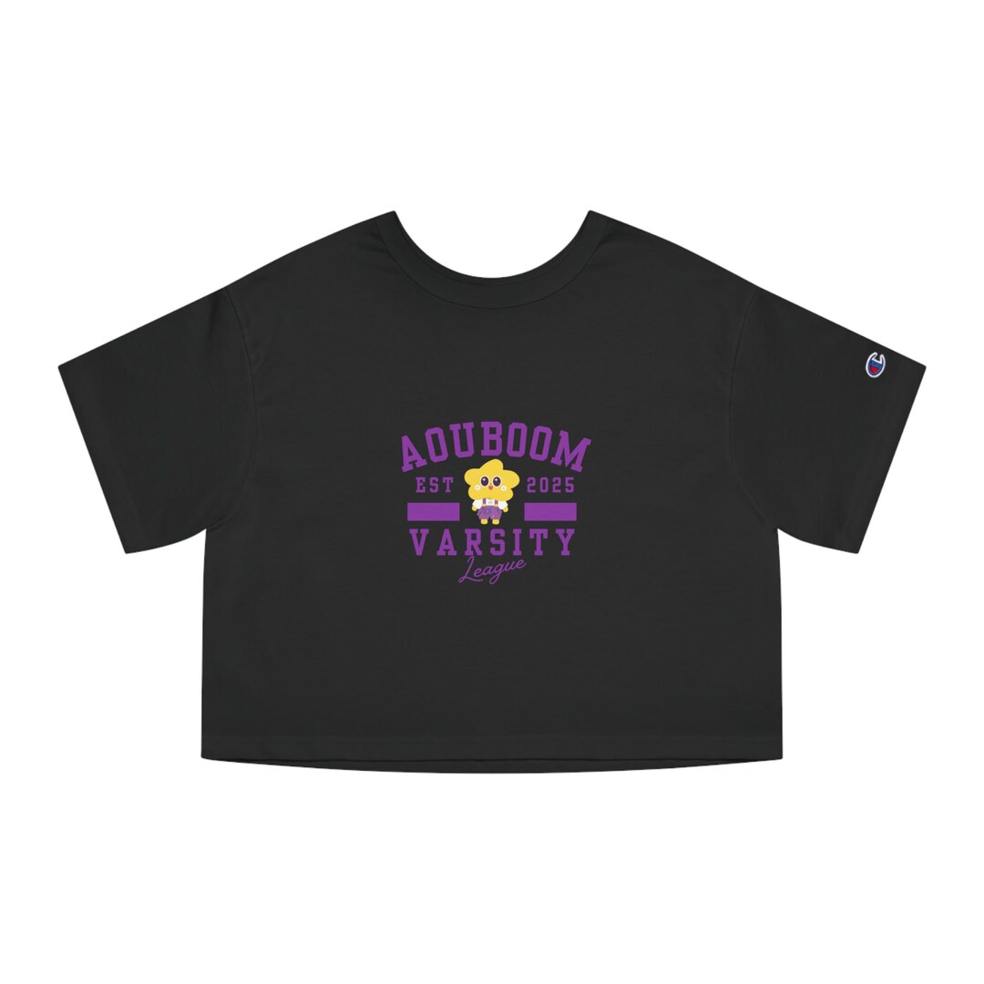 Aouboom Ceri Mascot Champion Women's Cropped T-shirt, Varsity Style, BL ...
