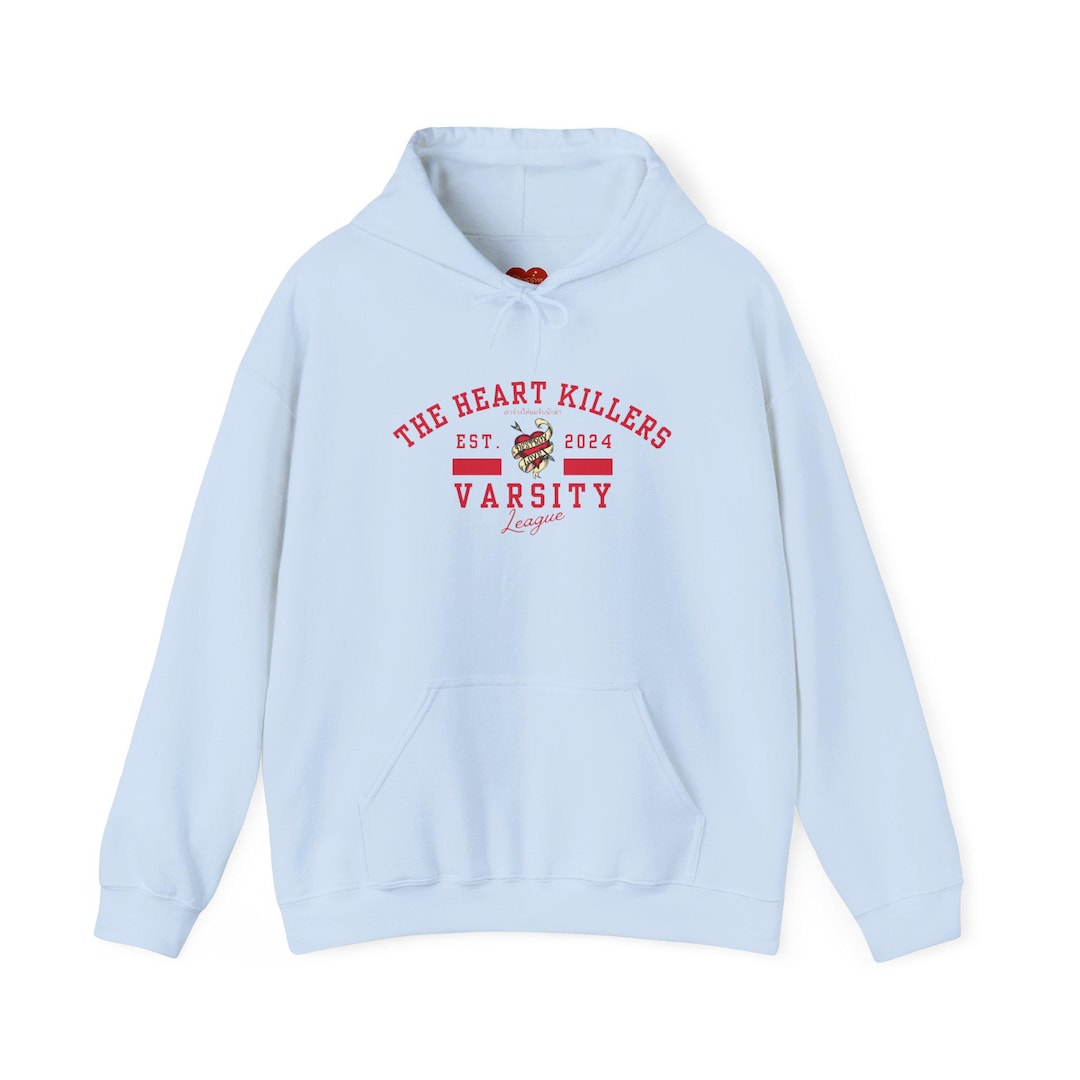 The Heart Killers Varsity Style Unisex Heavy Blend Hooded Sweatshirt ...