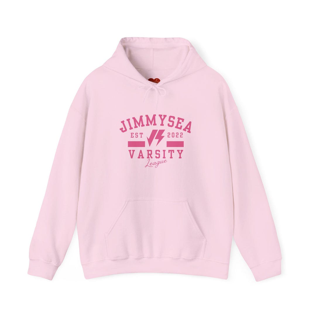 Jimmysea Logo Varsity Style Unisex Heavy Blend Hooded Sweatshirt, Thai ...