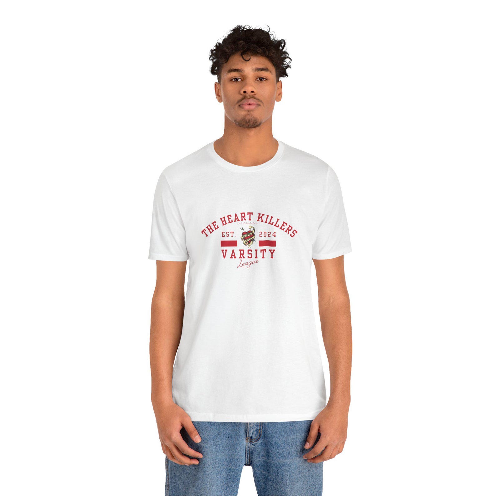 The Heart Killers Varisty Style Unisex Tee, Short Sleeve, Thai BL ...
