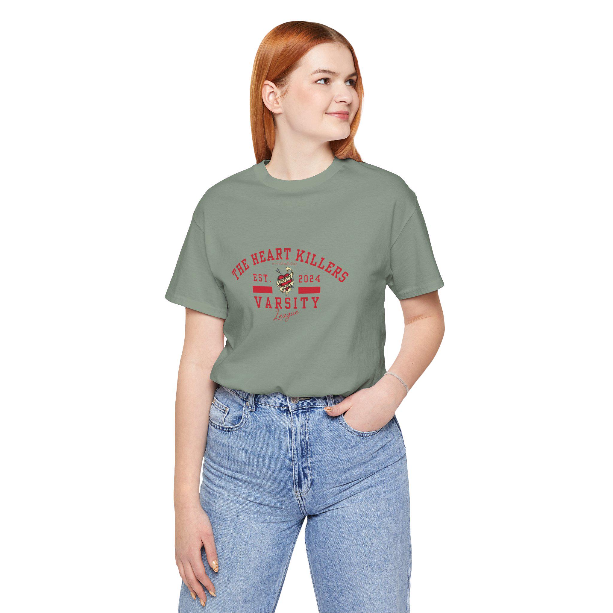 The Heart Killers Varisty Style Unisex Tee, Short Sleeve, Thai BL ...