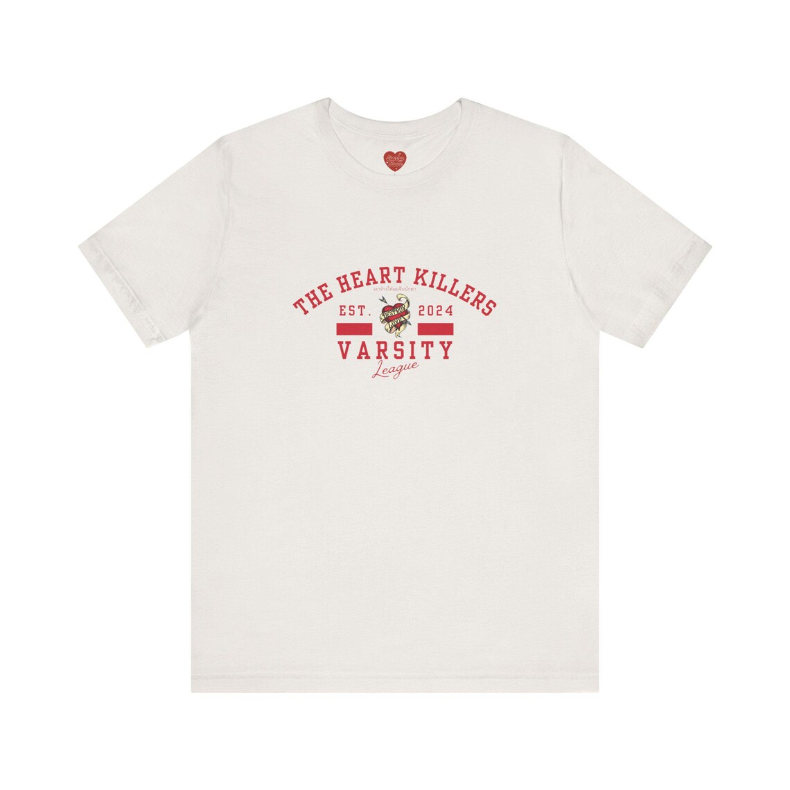 The Heart Killers Varisty Style Unisex Tee, Short Sleeve, Thai BL ...