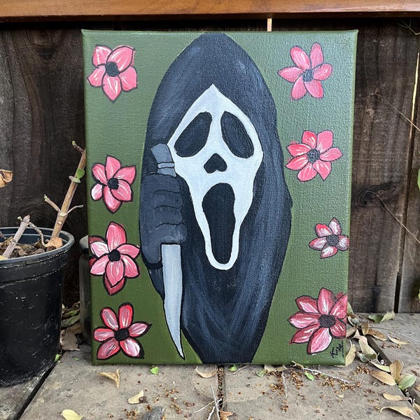 Ghostface Painting - Etsy