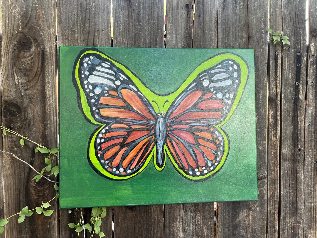 Monarch Butterfly Painting - Etsy