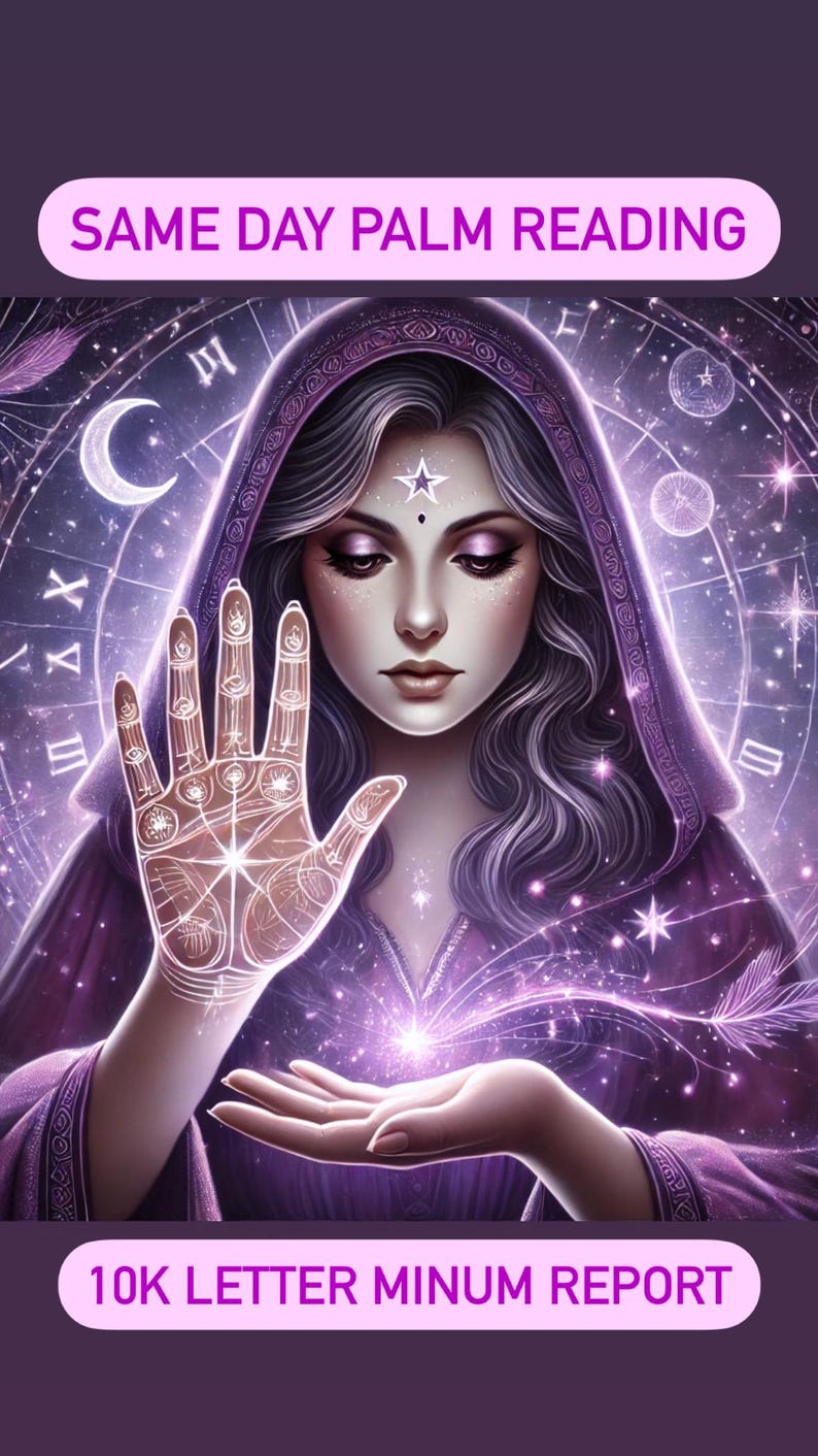 PALM READING ( Based on Your Spiritual Blueprint ) - Etsy