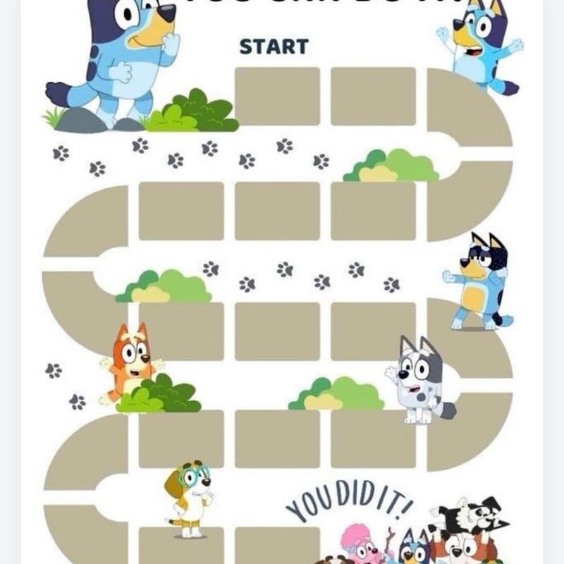 Bluey Reward Chart - Etsy UK