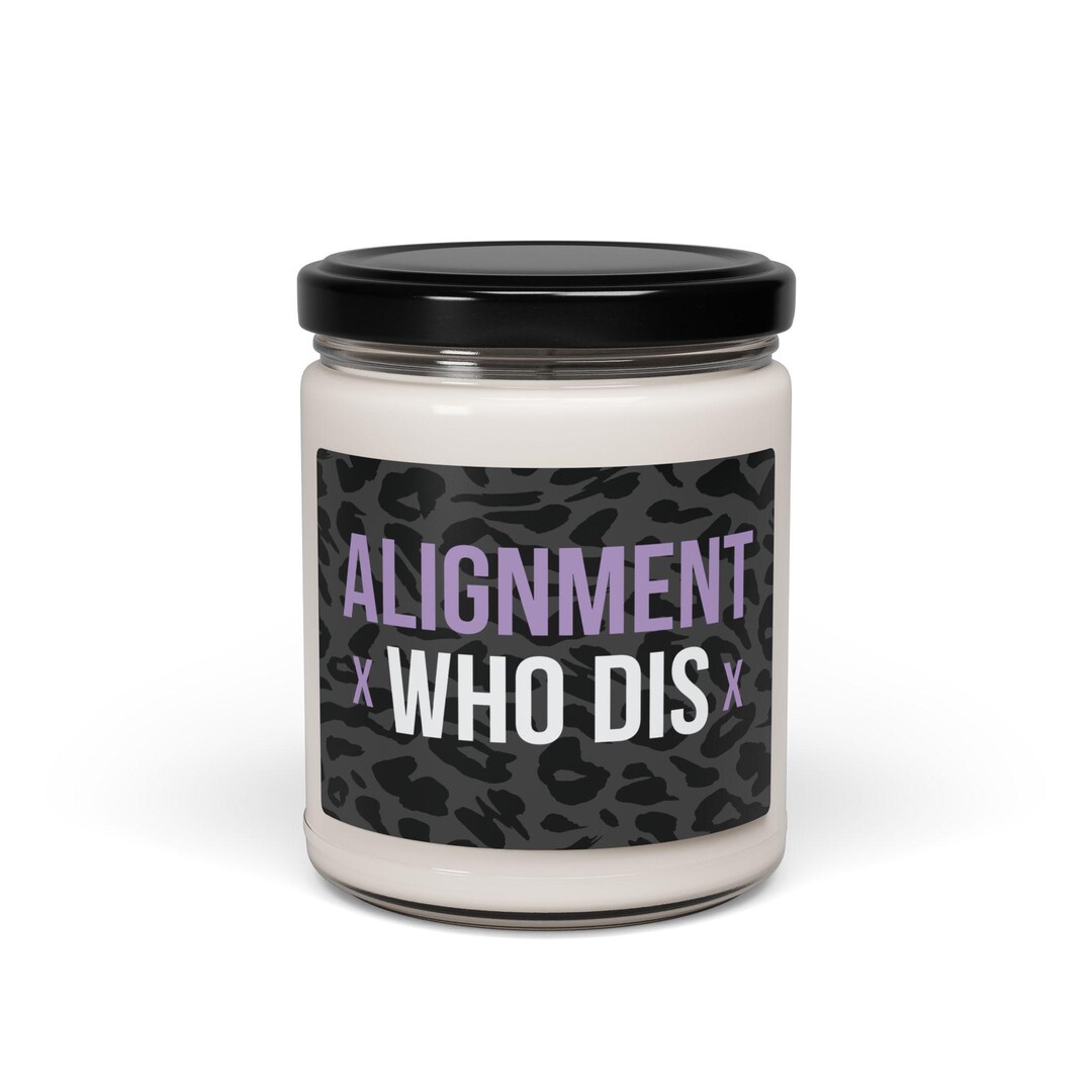 ALIGNMENT Who Dis X Chic Manifesting Scented Soy Candle - Unique Home ...