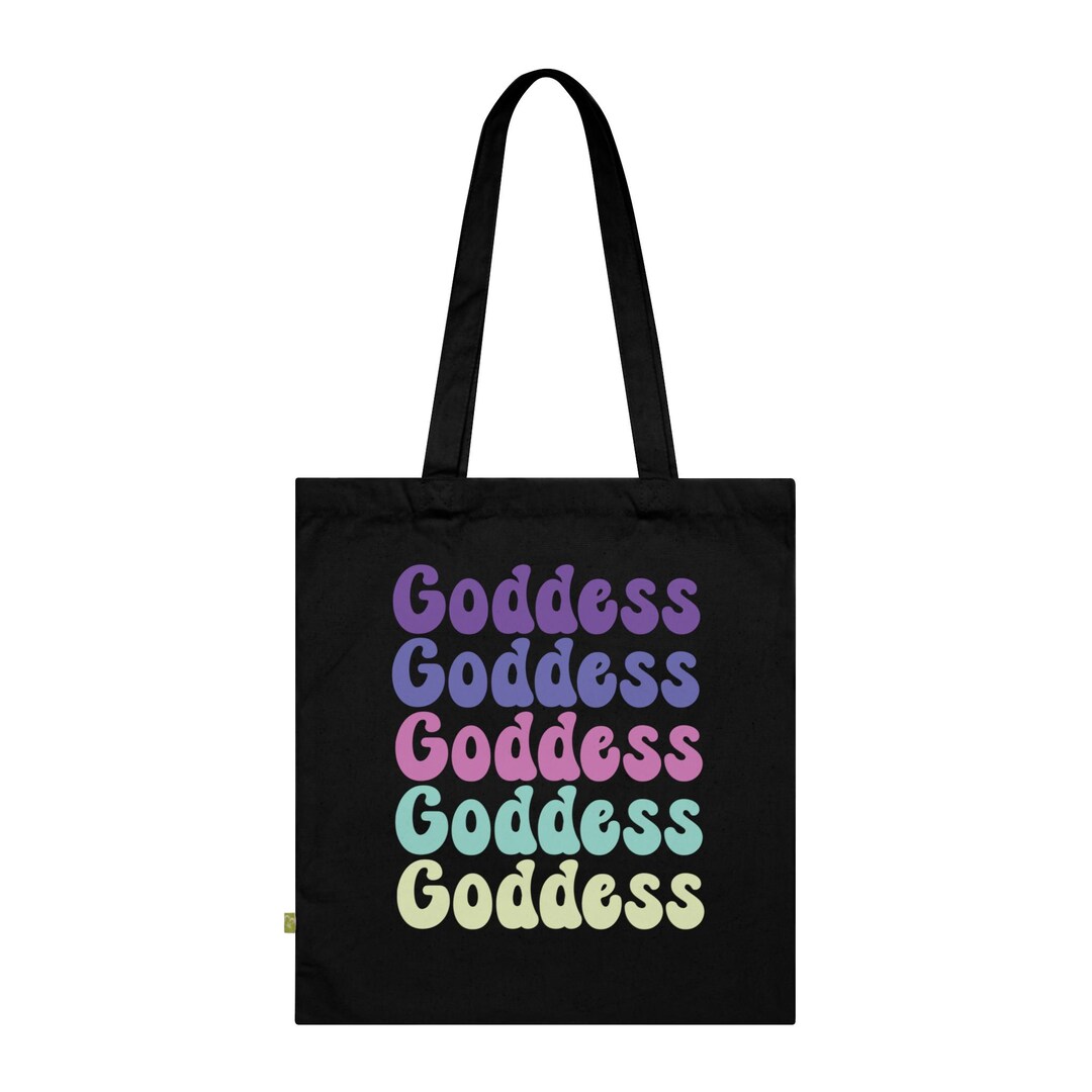 Goddess Tote Bag | Goddess Cotton Tote Bag | Retro Tote Bag - Etsy