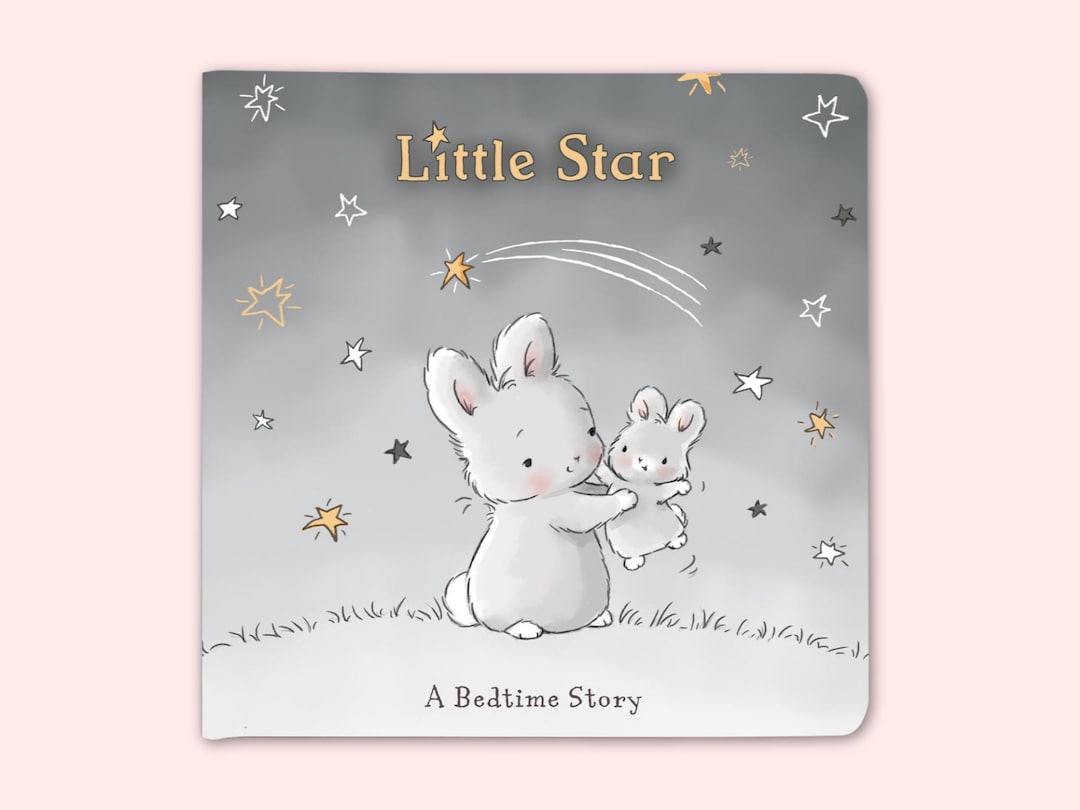 Personalized Book for Baby Shower Gift Themed Baby Bunny Book for Baby ...