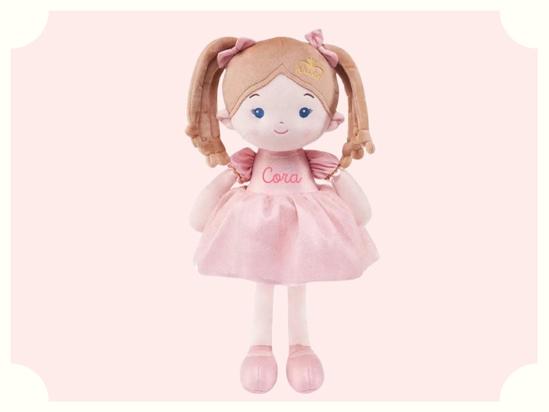 Personalized Dolls Name Doll Custom Rag Doll First Baby Doll Plush Doll ...