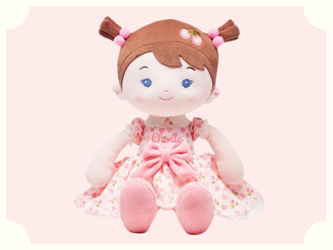 Personalized Plush Name Doll First Baby Doll Personalized Rag Doll for ...