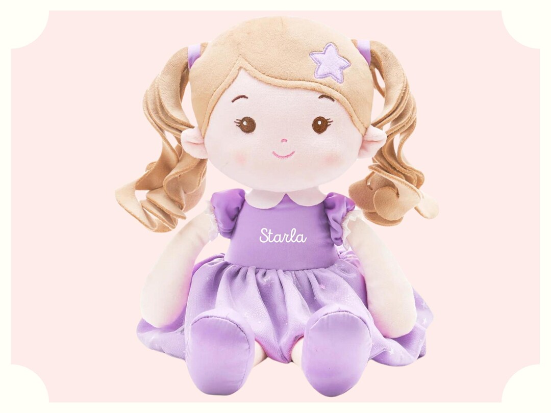 Personalized Starlet Keepsake Doll – Custom Name Plush Doll for Girls ...