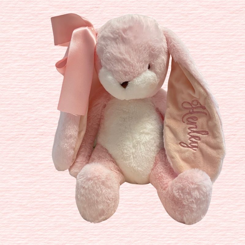 Pink Rabbit Plush Toy - Etsy
